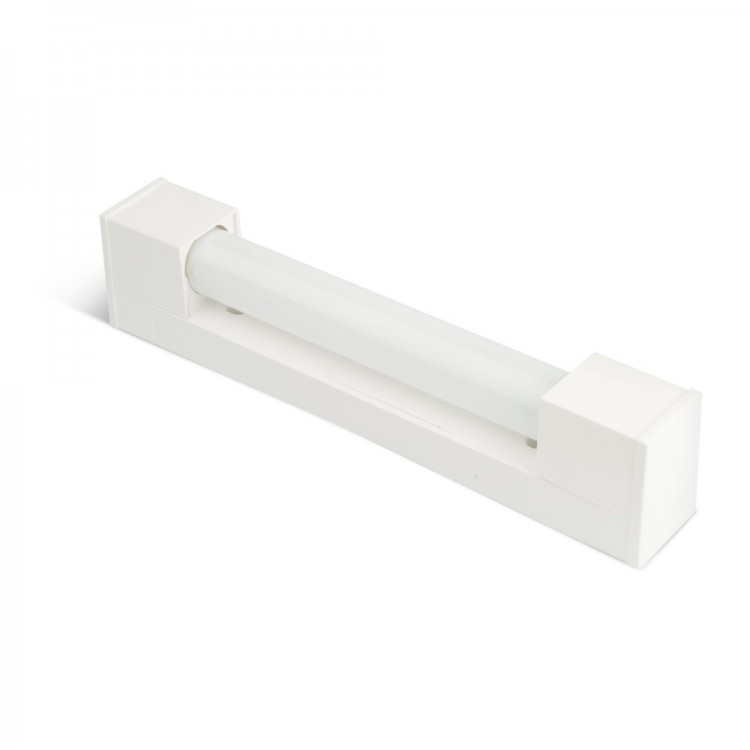 Réglette Salle de Bain TIM Simple - Polycarbonate Blanc - S19 Max. 75W ...